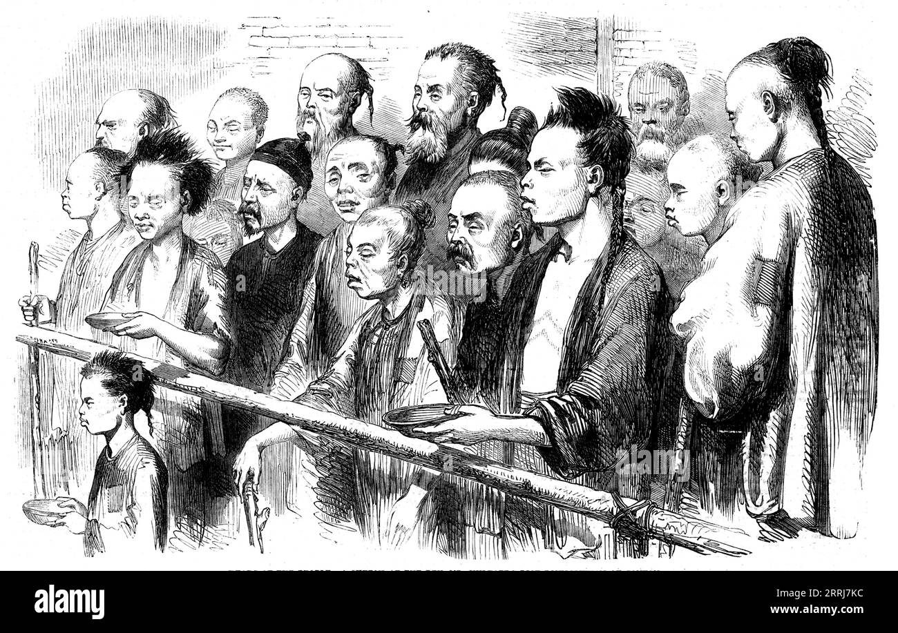Sketches in China - Heads of the People - a sketch at the Rev. Mr ...