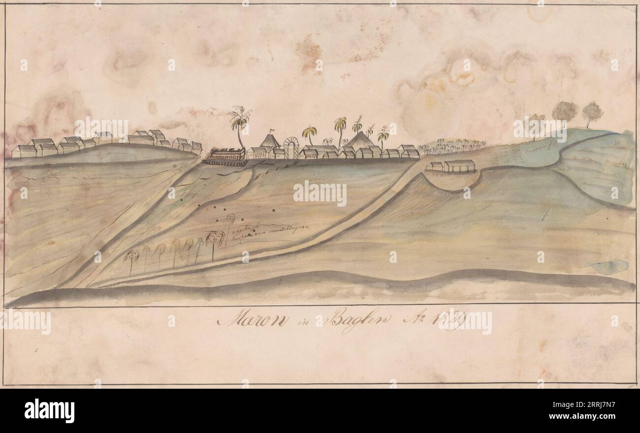 Maron in Baglen, 1829. This drawing bears rare visual witness to the ...