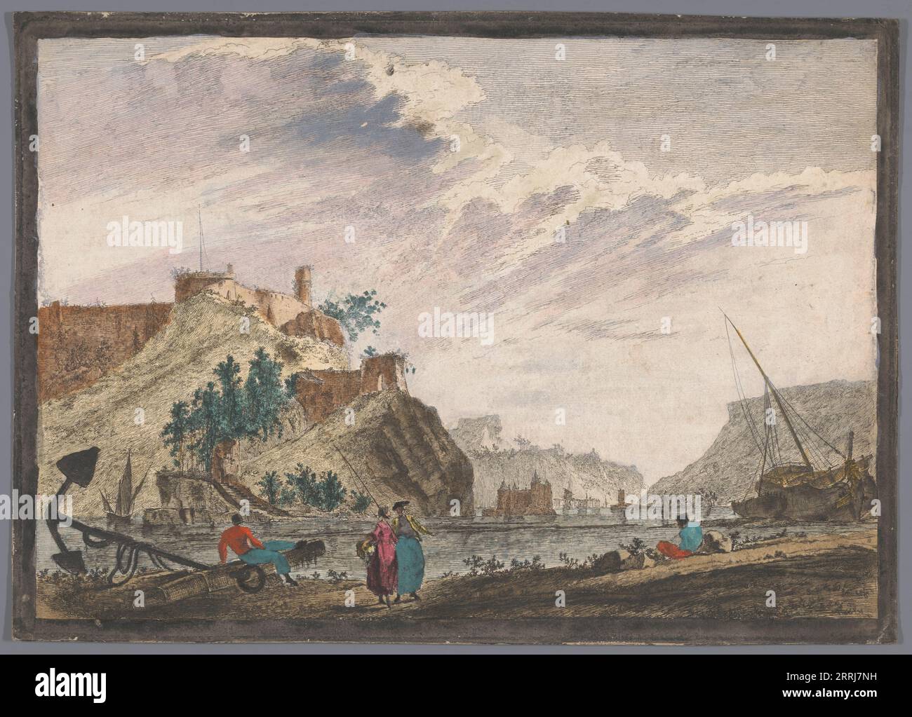 18th century ship anchor hi-res stock photography and images - Alamy