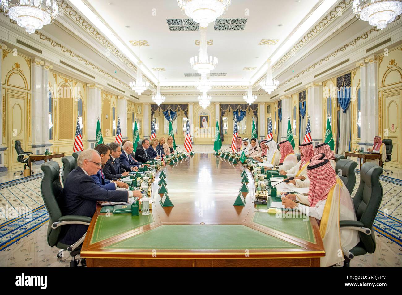 220716 -- JEDDAH, July 16, 2022 -- U.S. President Joe Biden ...