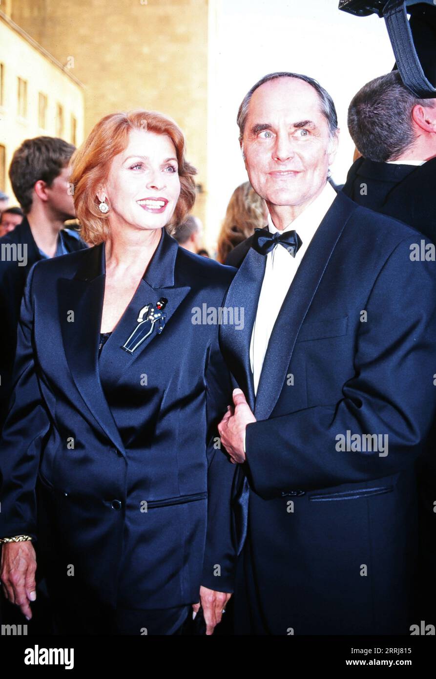 Michael Verhoeven, deutscher Filmregisseur, mit Ehefrau Senta Berger ...