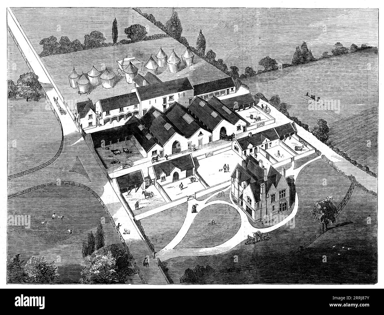 Farmhouse and steading for a Farm in Oxfordshire, belonging to the Duke ...