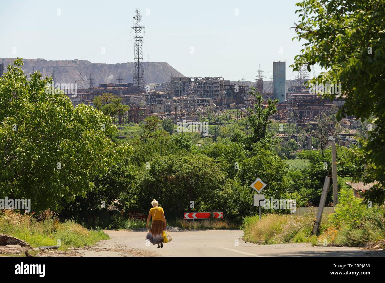 Azovstal steel plant hi-res stock photography and images - Alamy