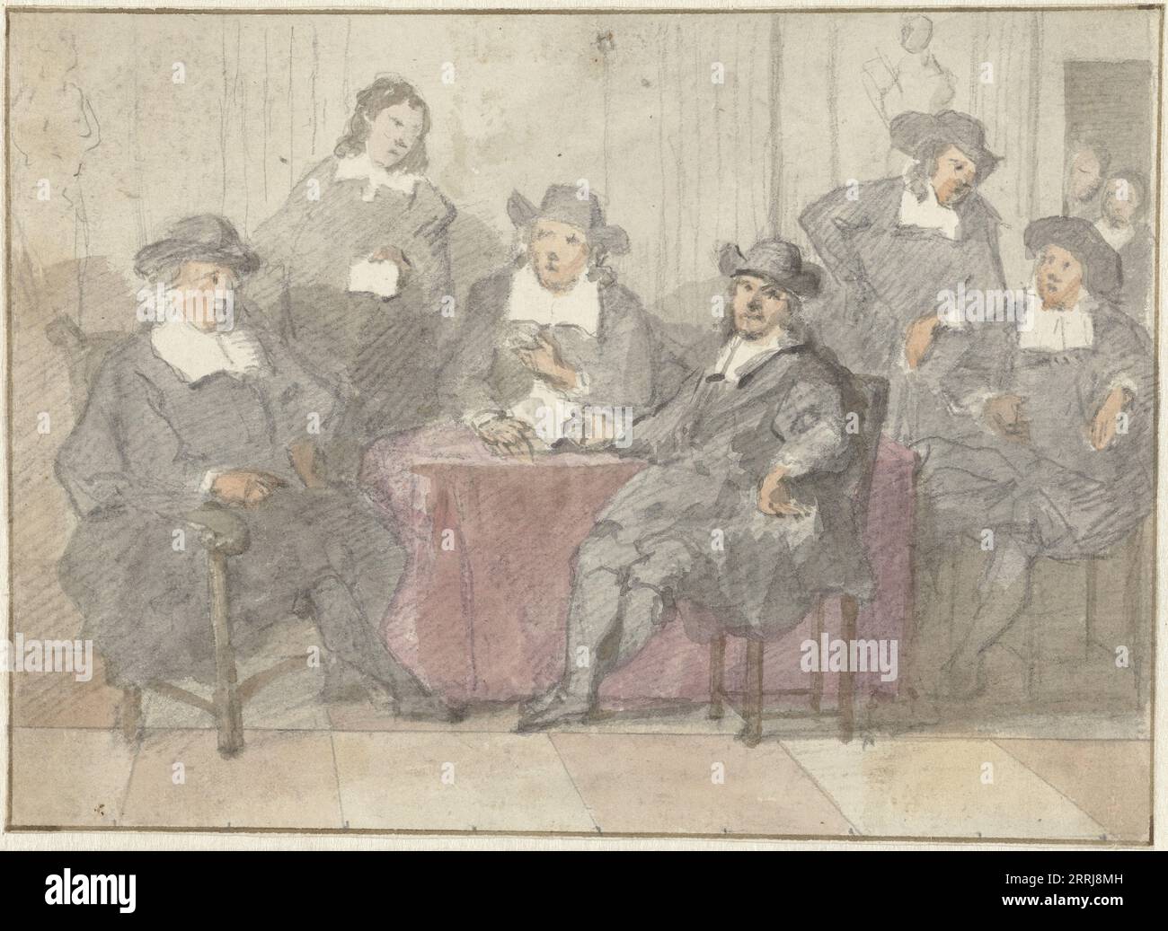 Group portrait six men hi-res stock photography and images - Alamy