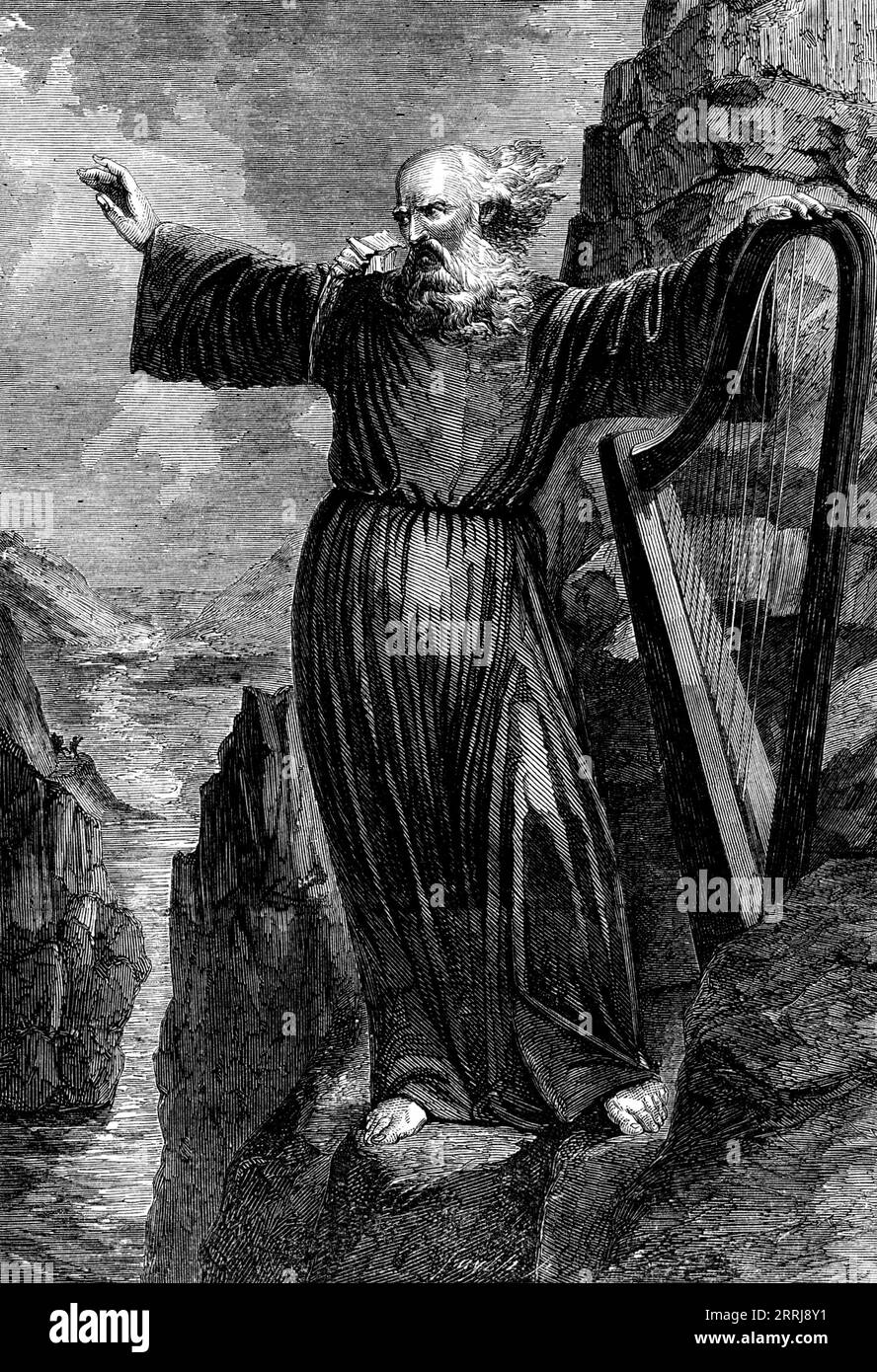 "The Last Welsh Bard", the Painting which obtained the Prize at the ...