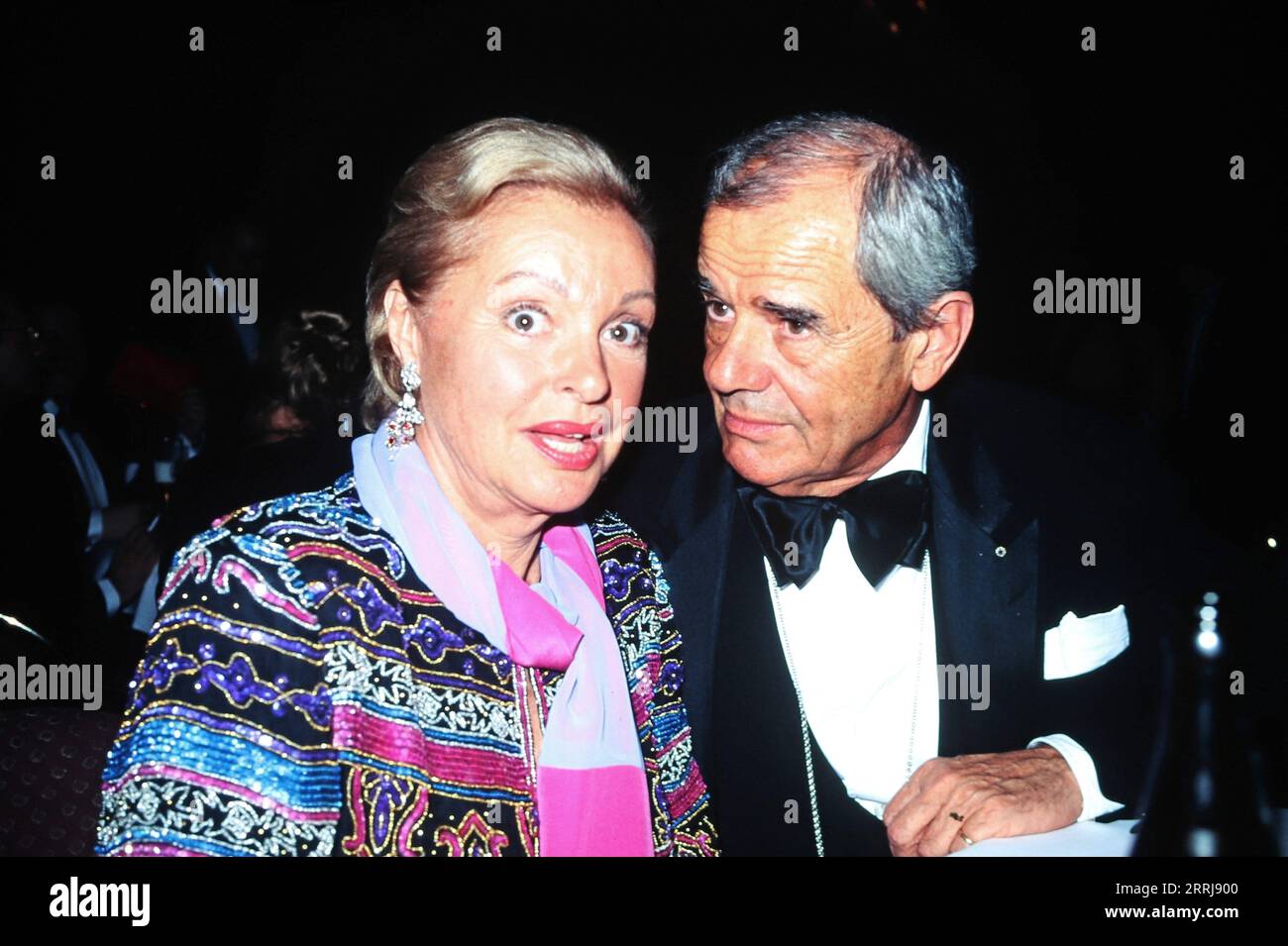 Nadja Tiller, österreichische Schauspielerin, mit Ehemann, Schauspieler ...