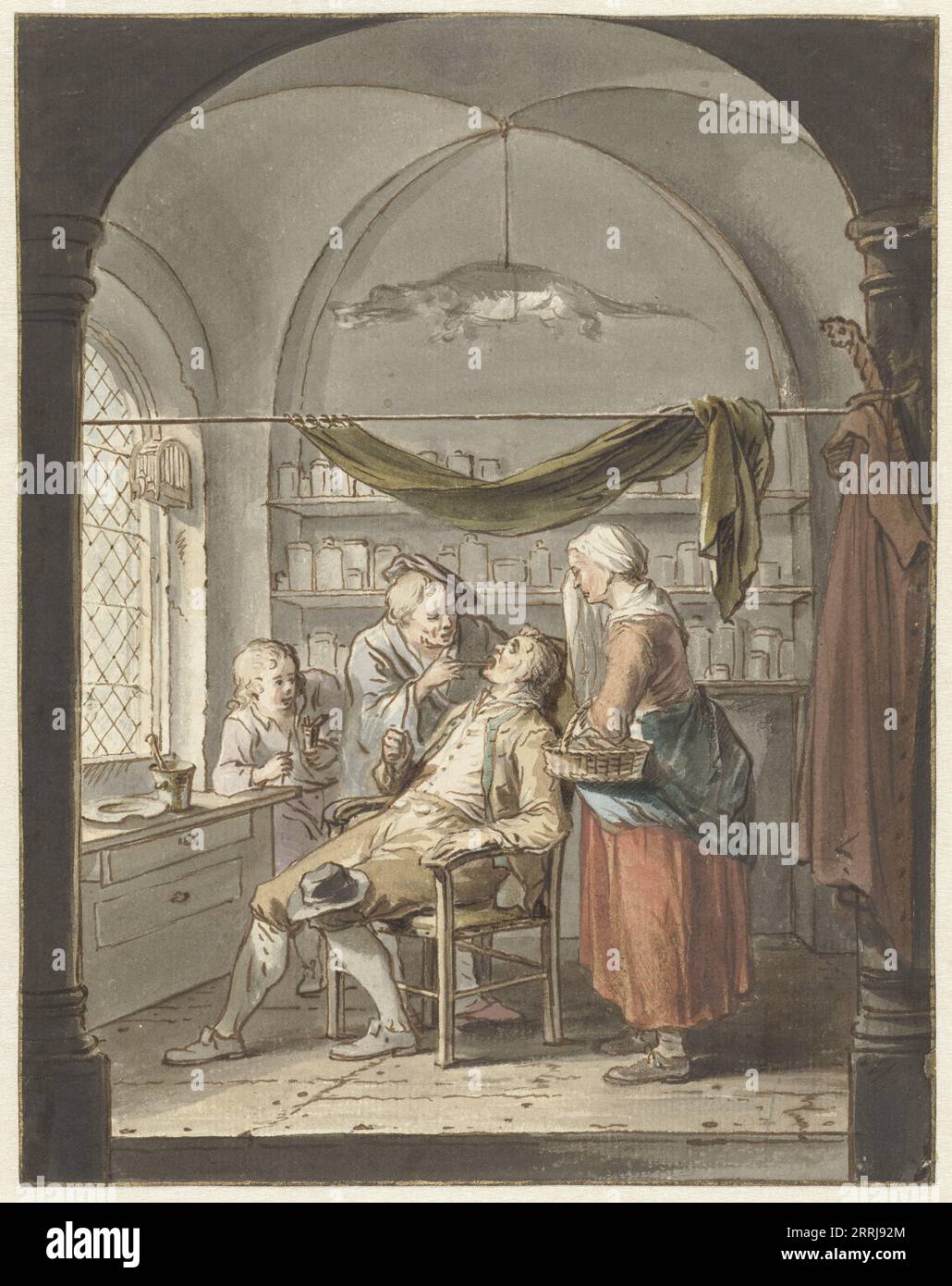 Tooth extraction 18th century hi-res stock photography and images - Alamy