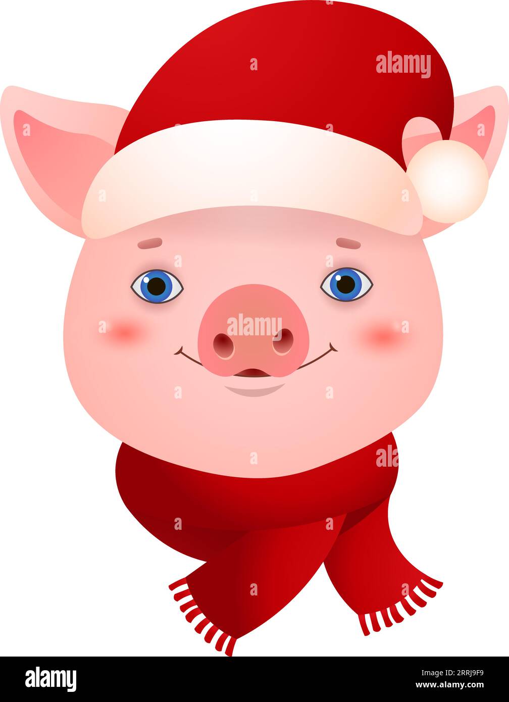 Cartoon character smiling head wearing Stock Vector Images - Alamy