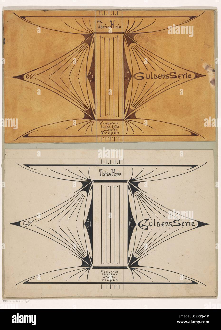 Book cover design for "Vrouwen lief en leed onder de tropen" (Women's ...