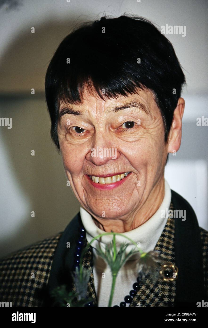 Loki Schmidt, Ehefrau von Altbundeskanzler Helmut Schmidt, Botanikerin ...