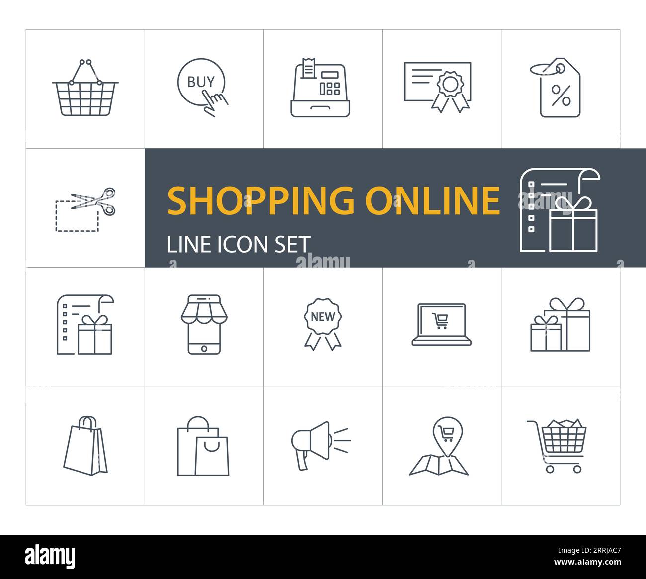 Register online line icon Cut Out Stock Images & Pictures - Alamy