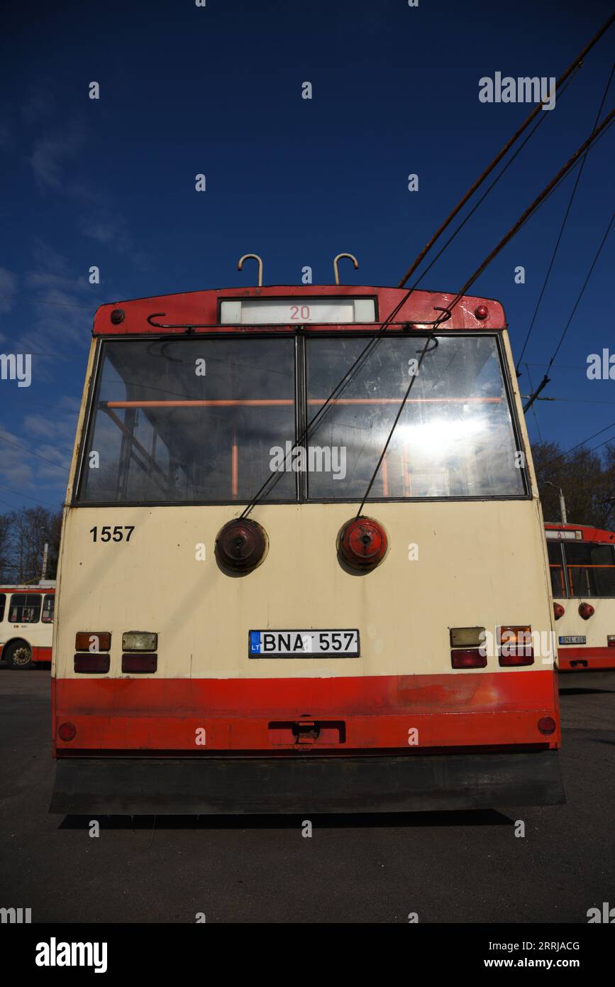 Skoda 14Tr trolleybus Stock Photo - Alamy
