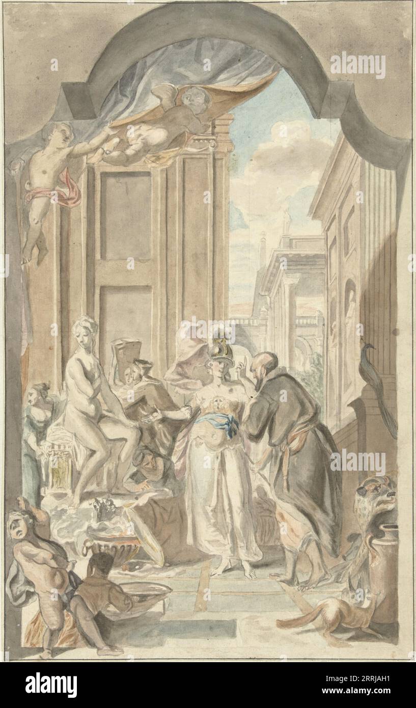 Prometheus making man and animating him with fire from heaven hi-res ...