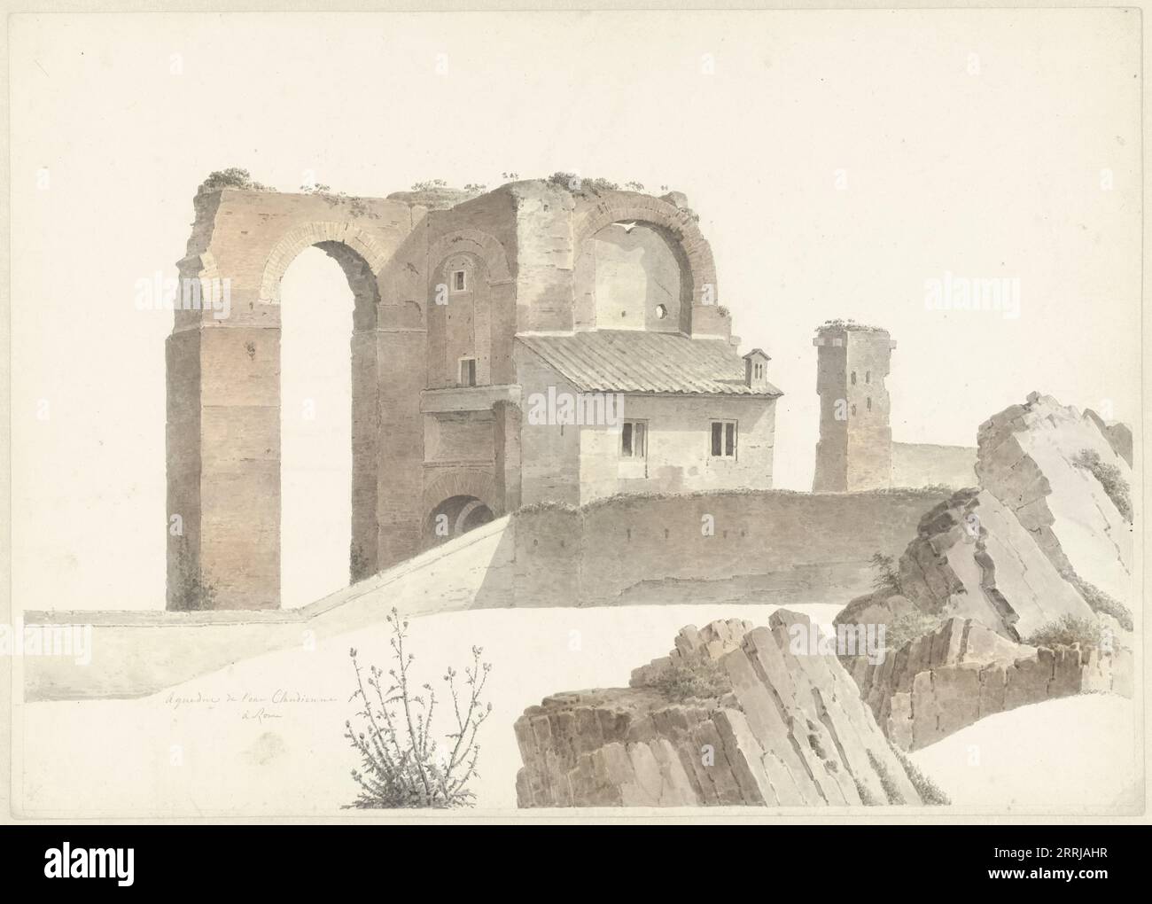 The Aqua Claudia in Rome, c.1809-c.1812. Scattered throughout the ...