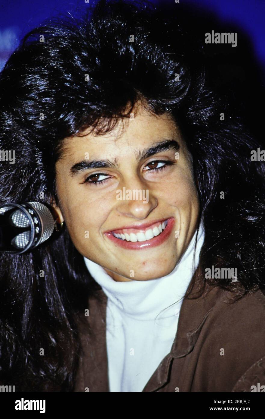Gabriela Sabatini, argentinische Tennisspielerin, Portrait circa 1989 ...