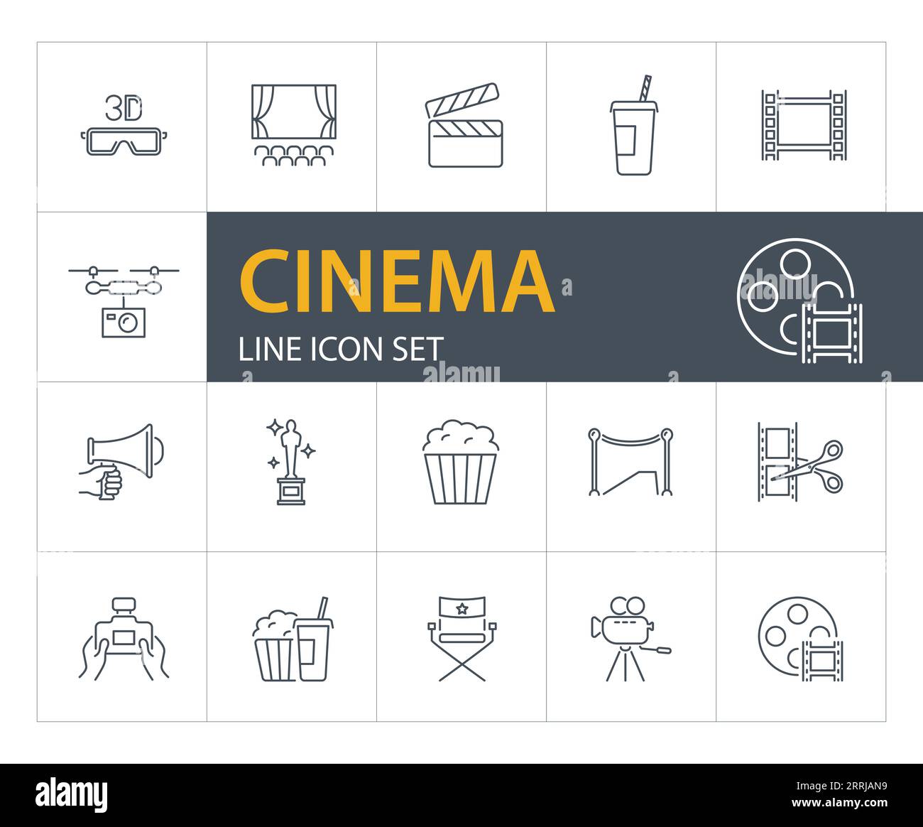 Cinema drone Stock Vector Images - Alamy