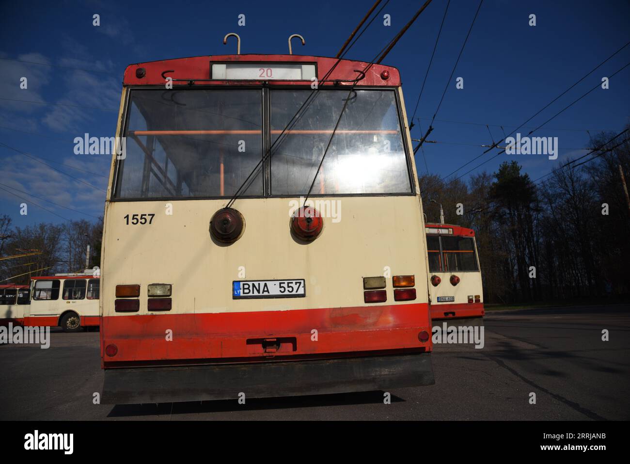 Skoda 14Tr trolleybus Stock Photo - Alamy