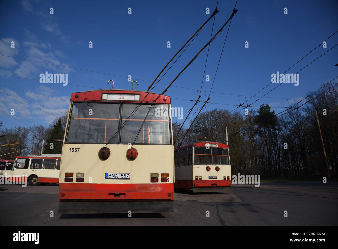Skoda 14Tr trolleybus Stock Photo - Alamy