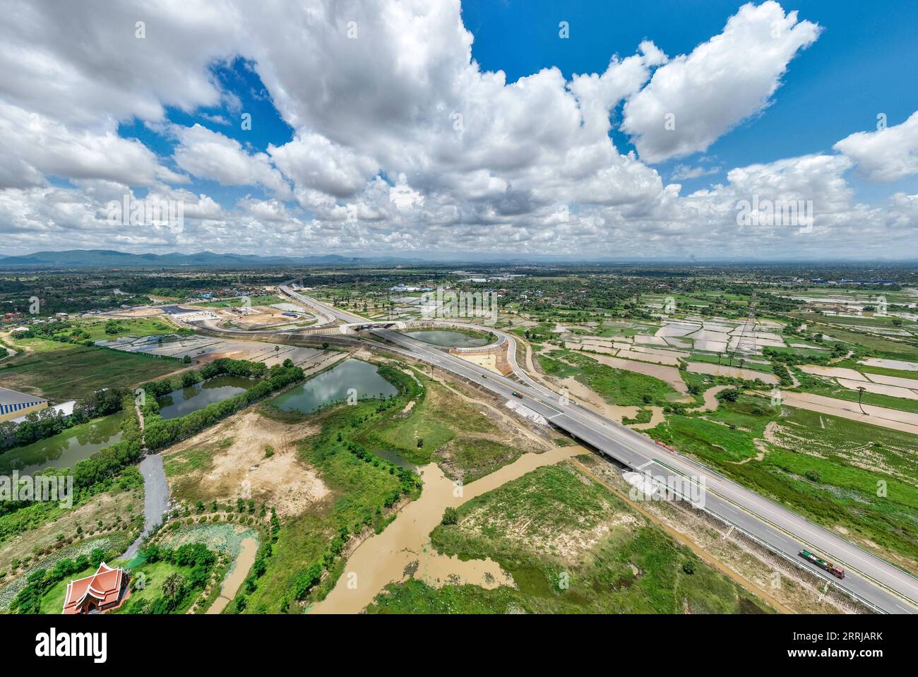 220718 -- PHNOM PENH, July 18, 2022 -- Aerial photo taken on June 24 ...
