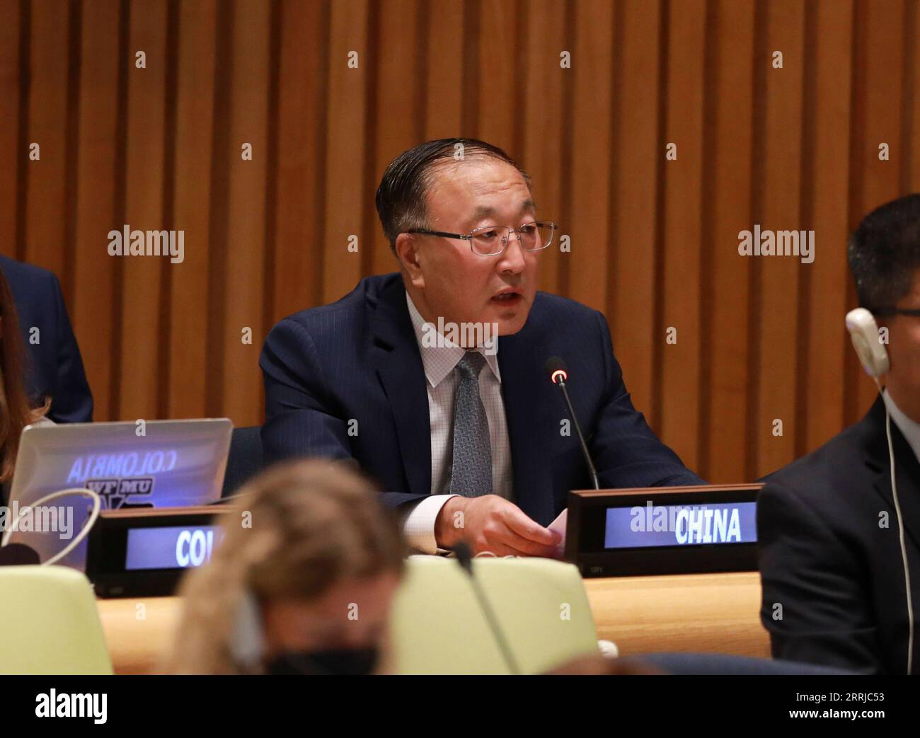 220719 -- UNITED NATIONS, July 19, 2022 -- Zhang Jun, China s permanent ...