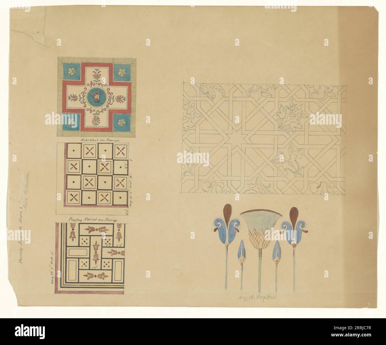 Egyptian motifs design hi-res stock photography and images - Alamy