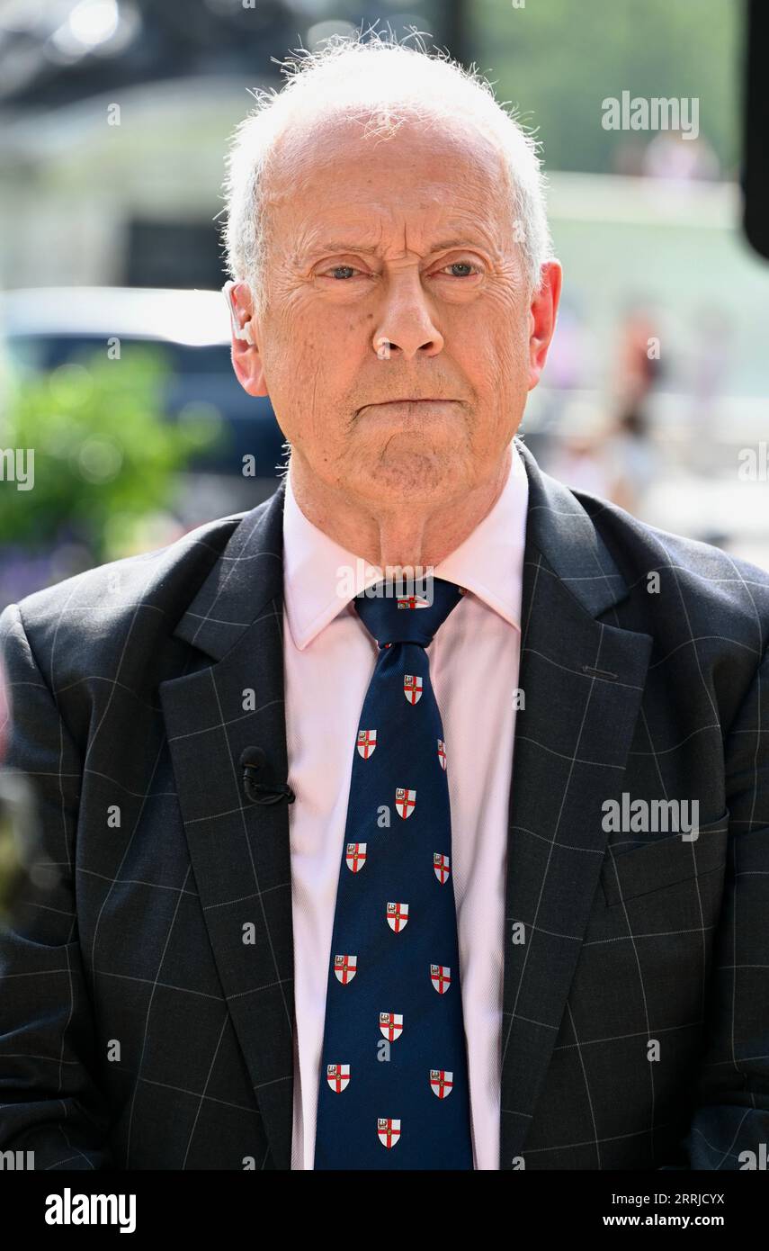 London, UK. Royal spokesperson Gyles Brandreth was interviewed from the ...