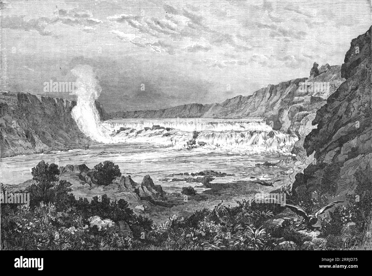 American falls colour Black and White Stock Photos & Images - Alamy