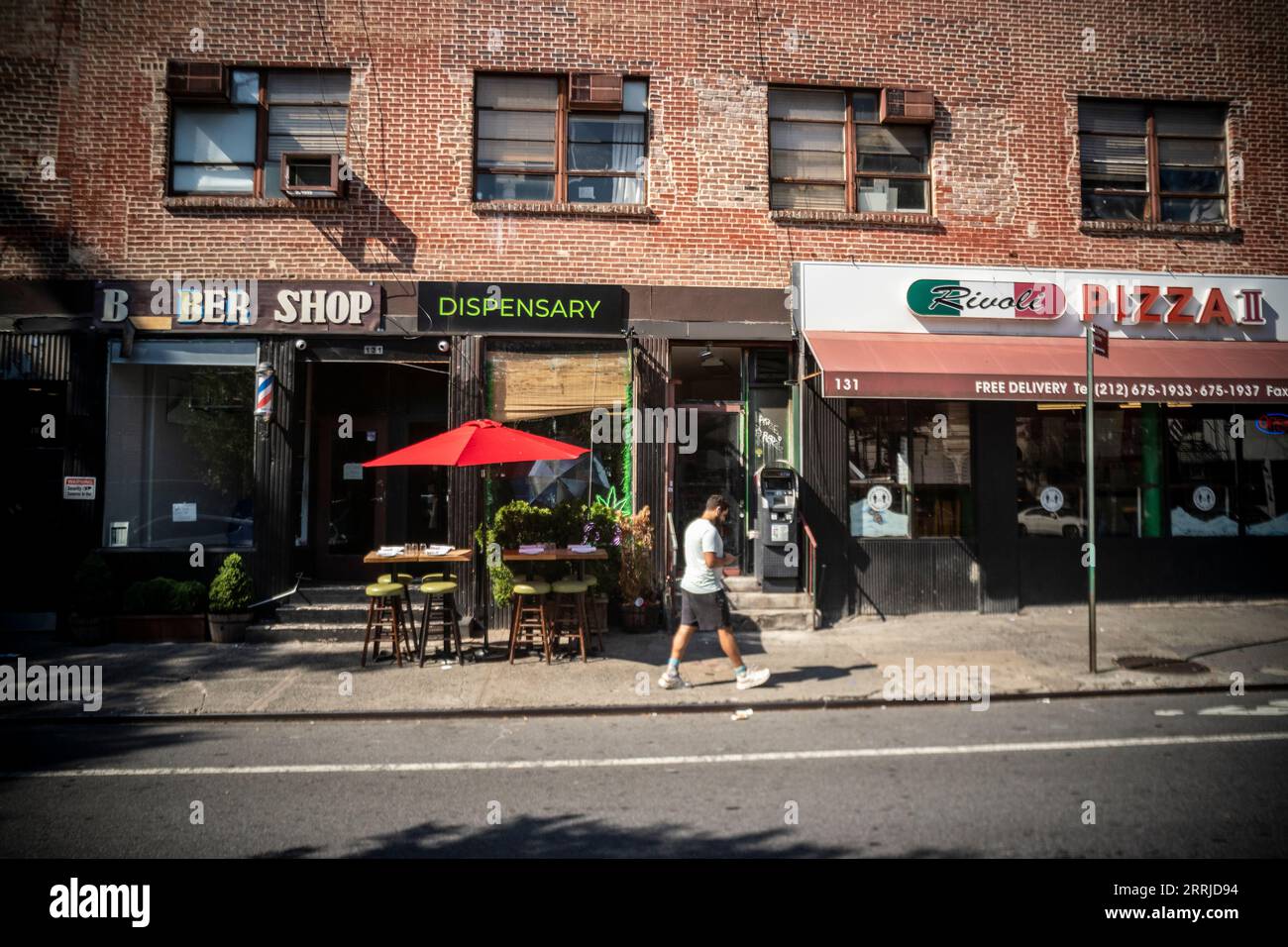 Marijuana cbd store in Greenwich Village in New York, seen sandwiched ...