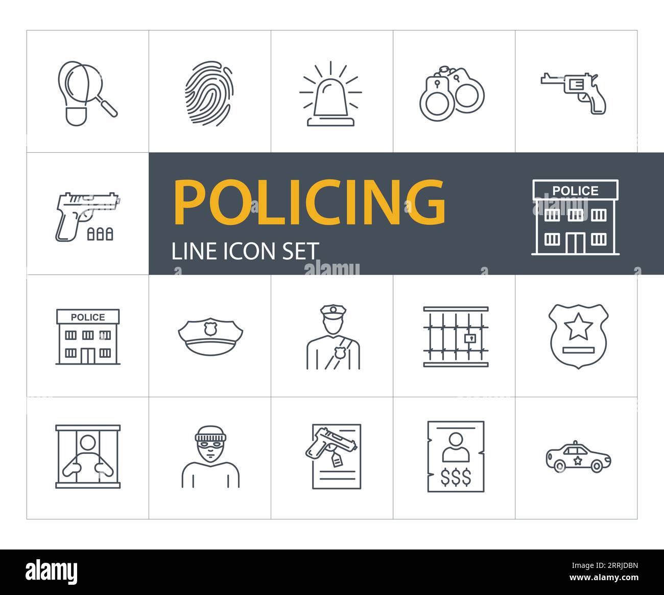 The was about policing Stock Vector Images - Alamy