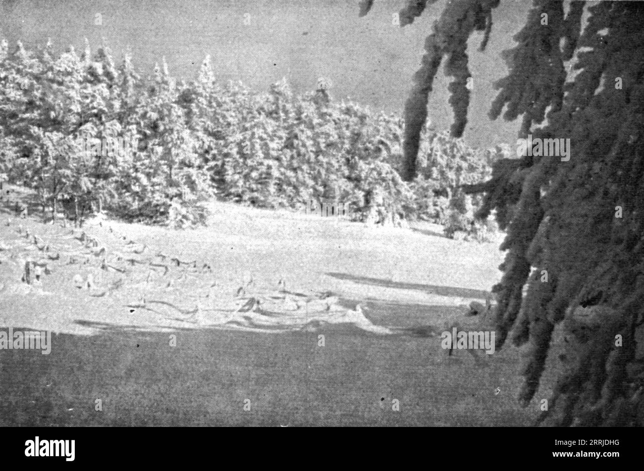 'The Last German Roads; Snow in Alsace. At Schnepfenried a network of ...