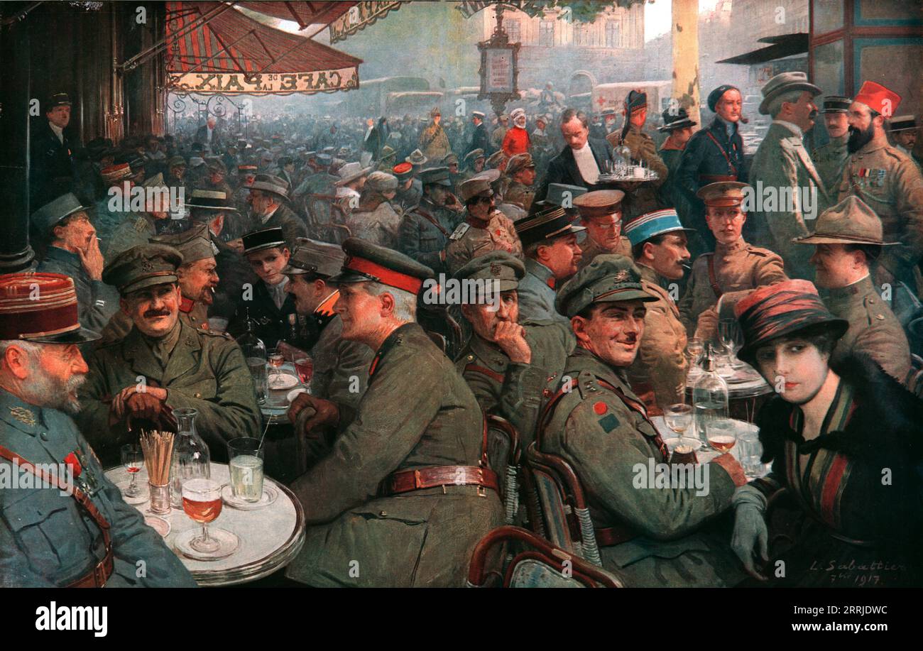 1914 1917 guerre paris hi-res stock photography and images - Alamy