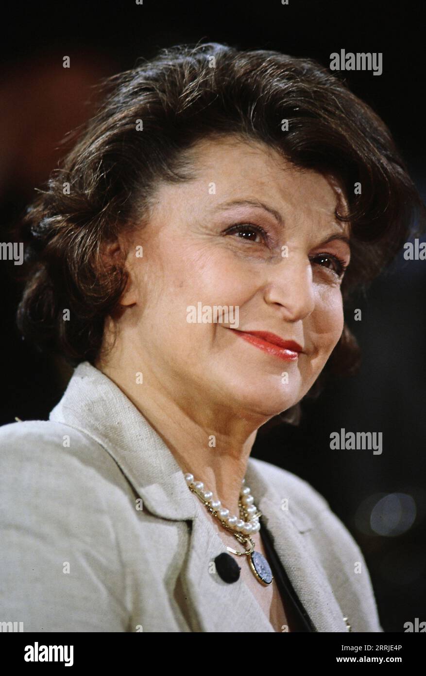 Franca Magnani, italienische Journalistin und Schriftstellerin, als ...