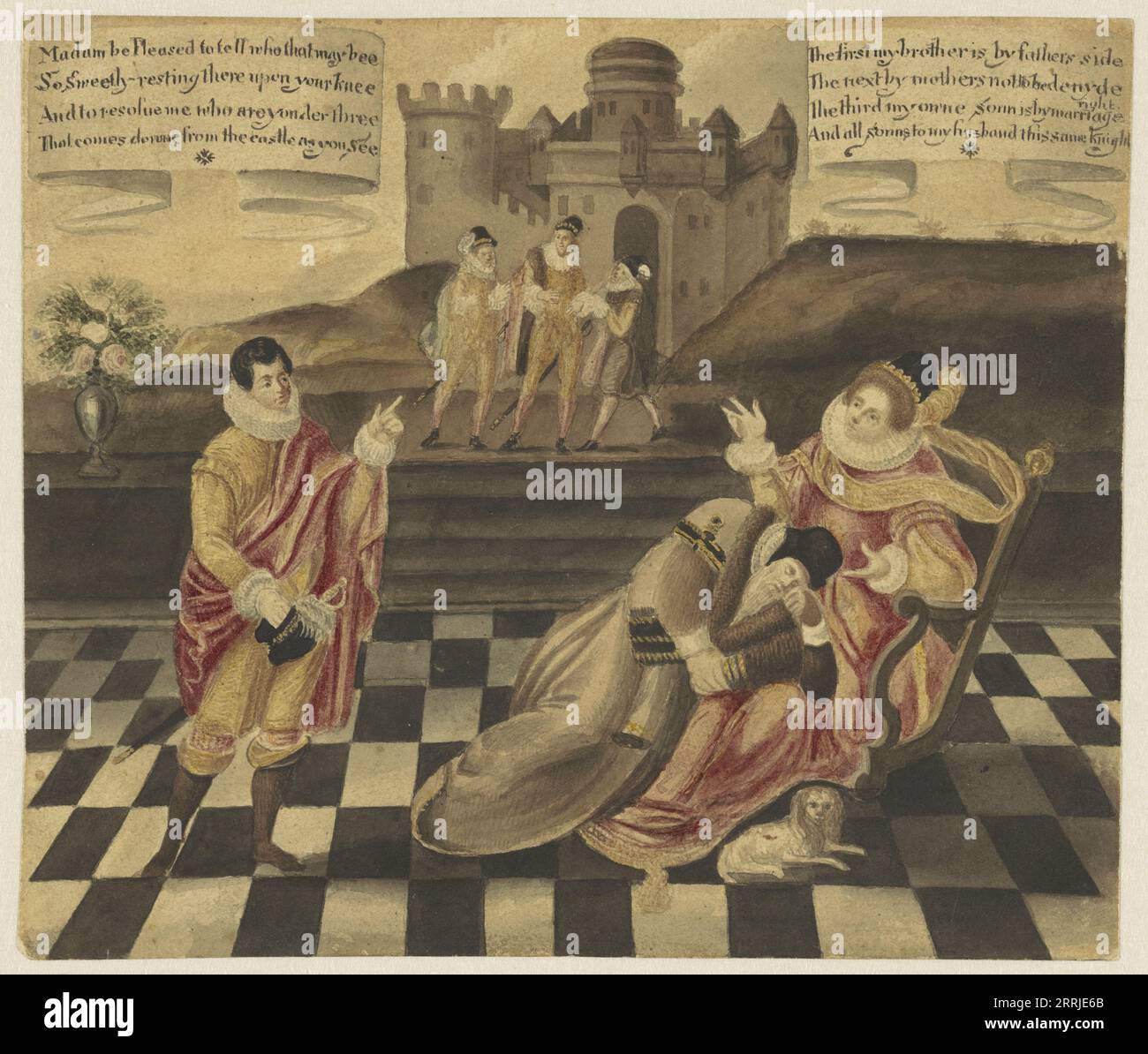 Allegorical Group Portrait, after 1800-before 1899 Stock Photo - Alamy