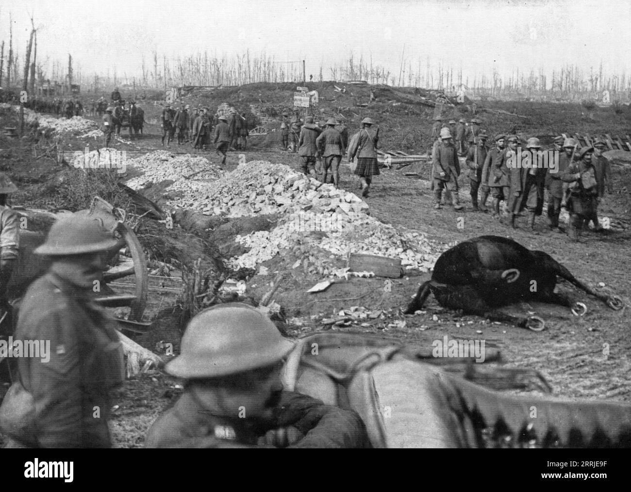 'The British Push Into Flanders; A crossroads behind the battle', 1917 ...