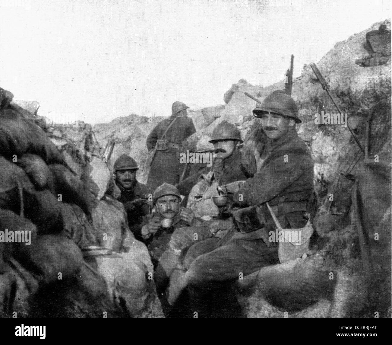 World war i trenches colour Black and White Stock Photos & Images - Alamy