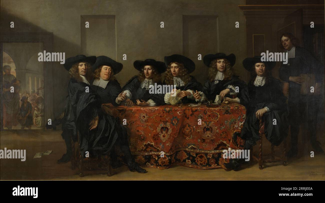 Six Regents and the Housemaster of the Oudezijds Institute for the ...