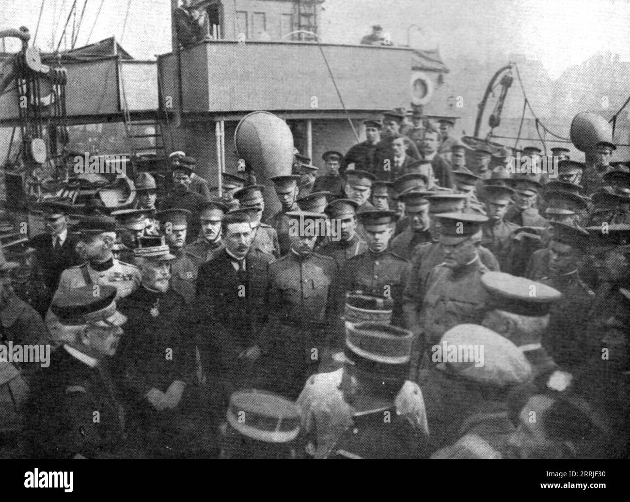 World war one official photograph Black and White Stock Photos & Images ...