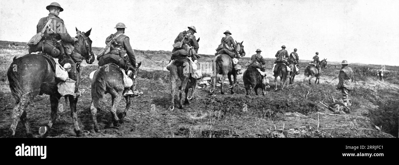 World war one canada army soldiers battlefield wwi cavalry Black and ...