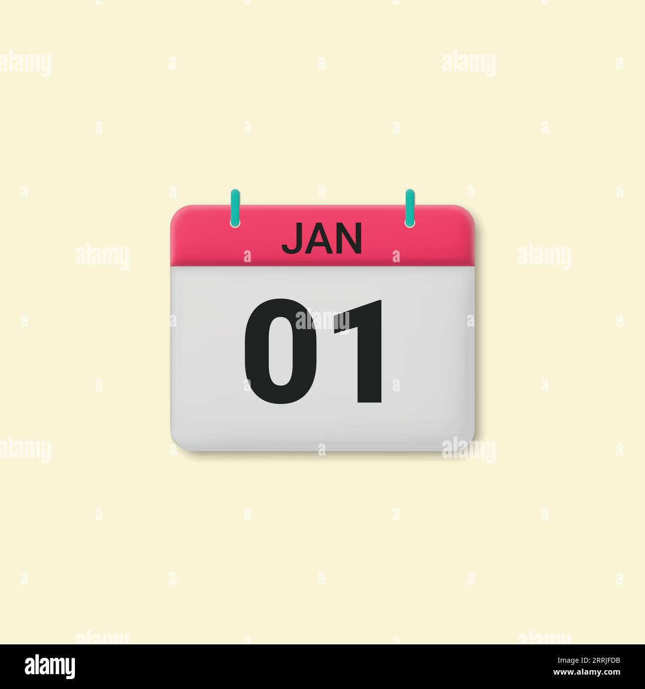 January calender icon Stock Vector Images - Alamy