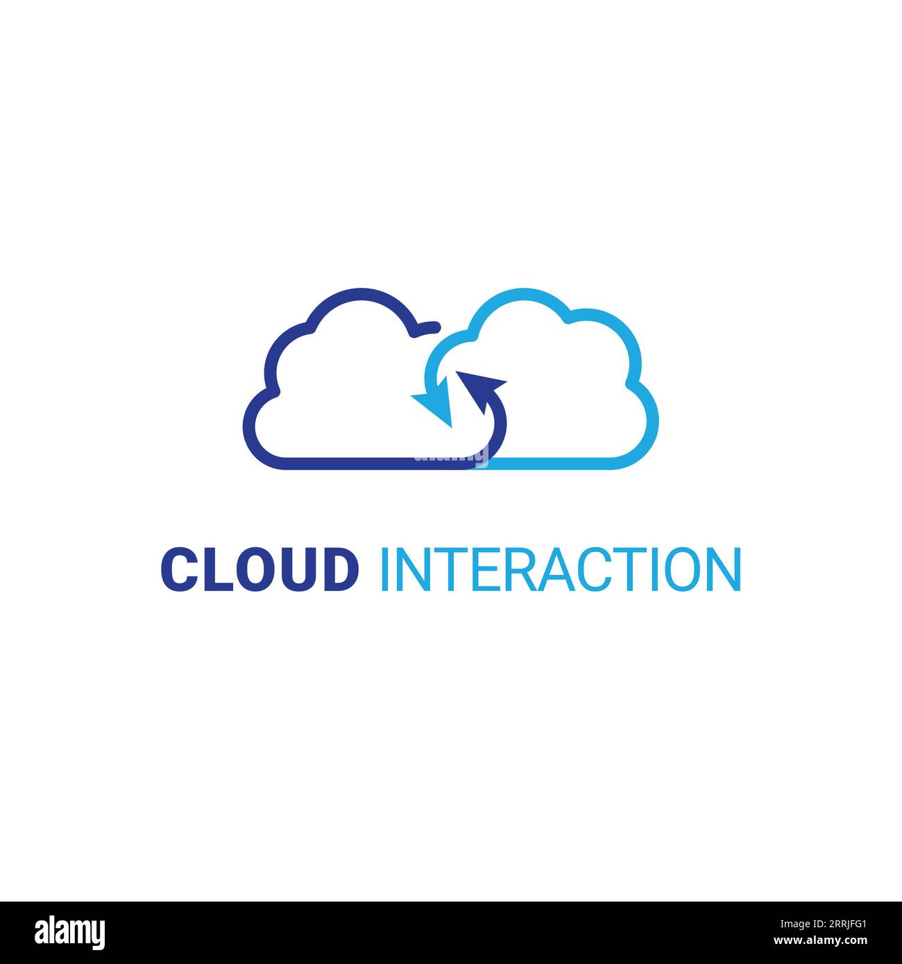 Cloud interaction Stock Vector Images - Alamy