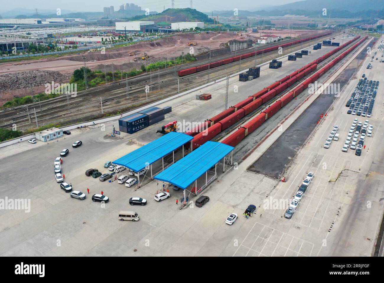 220721 -- CHONGQING, July 21, 2022 -- Aerial photo taken on July 21 ...