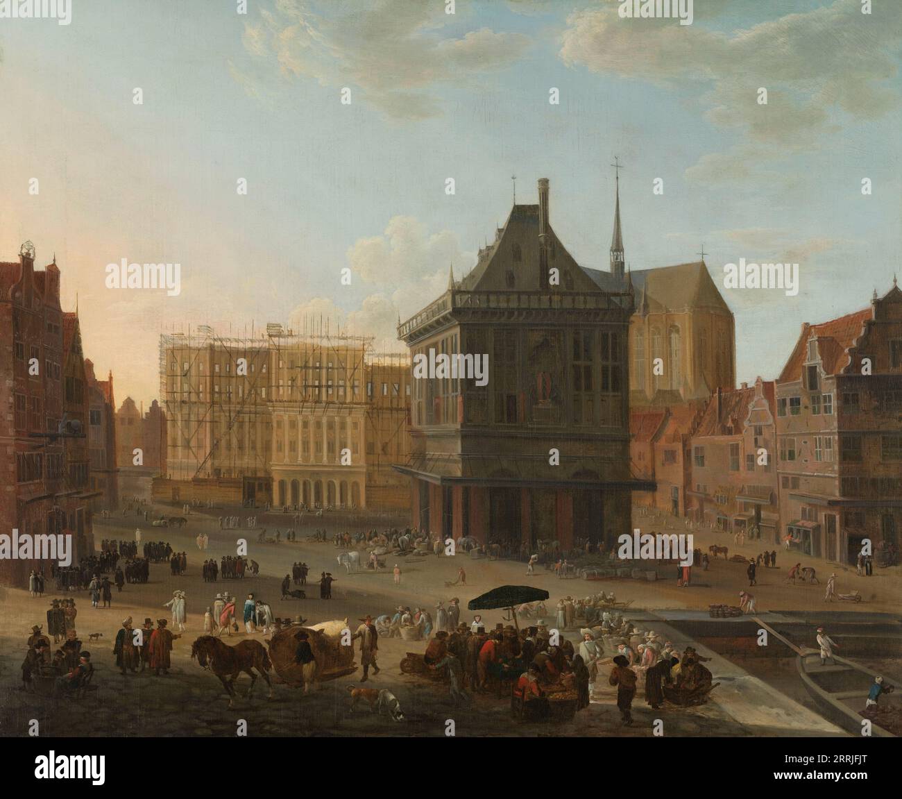 17th century street scene amsterdam hi-res stock photography and images ...