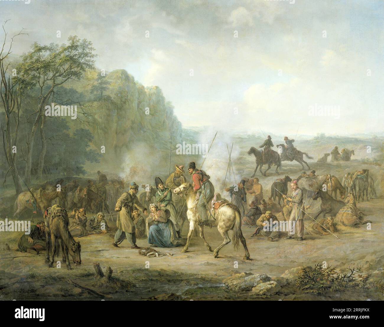 Cossack Bivouac, 1813, 1813-1814 Stock Photo - Alamy