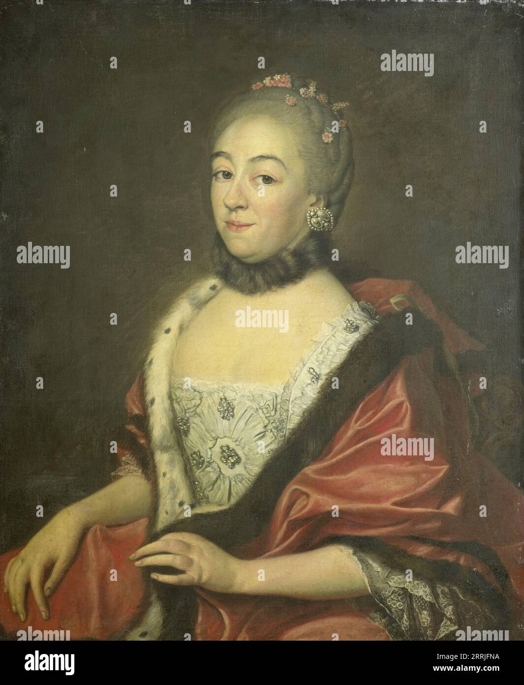 Sandrina Van Den Broeke Wife Of George Lodewijk Matthes 1764 Stock
