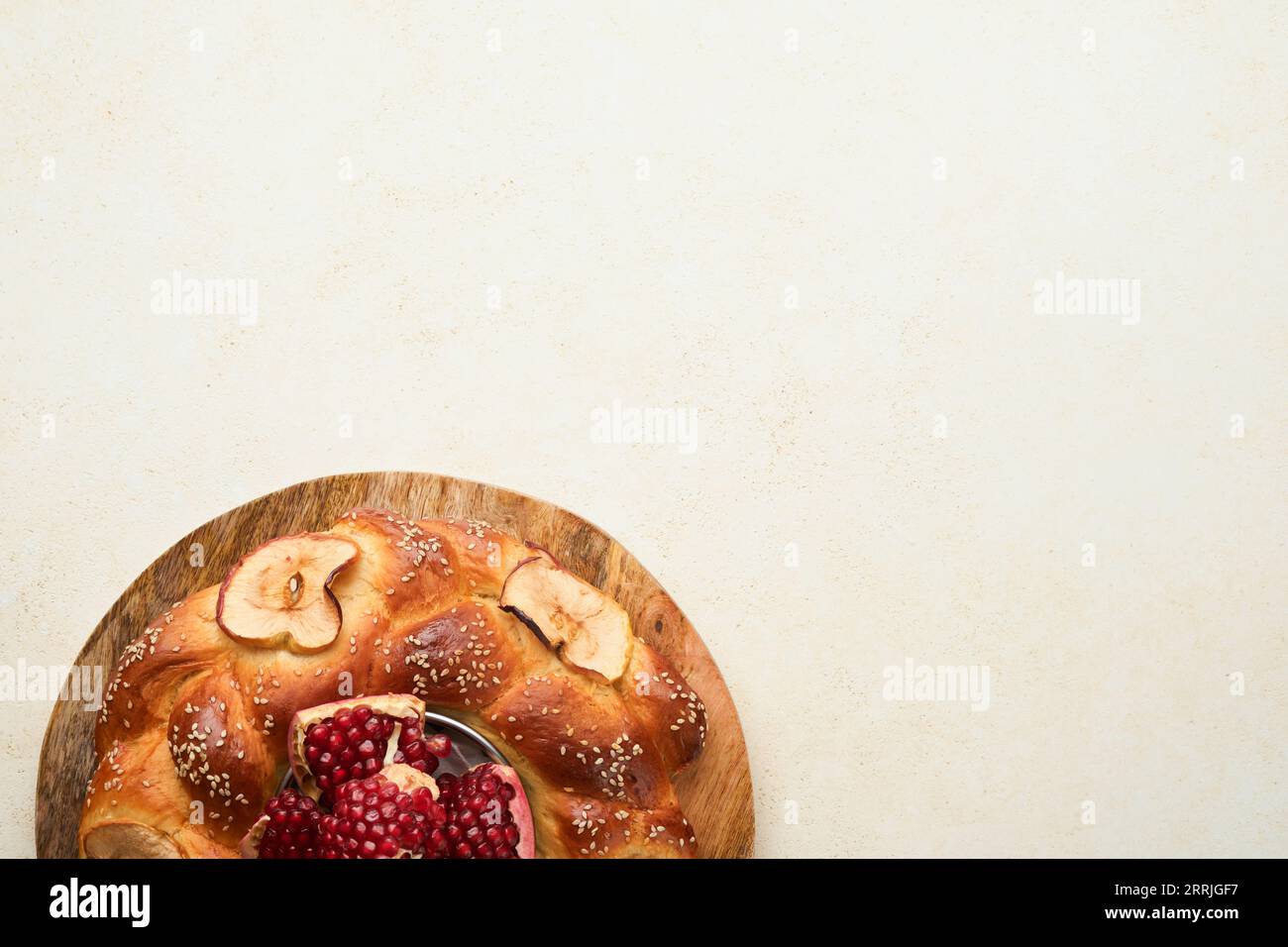 Jewish Holidays - Rosh Hashanah or Rosh Hashana. Pomegranate, apples ...