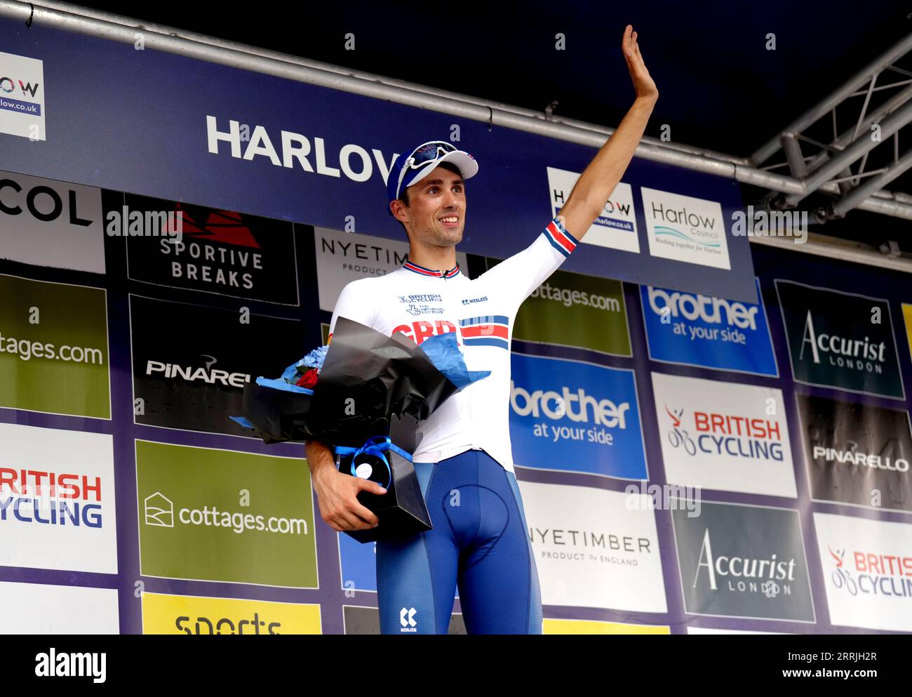 Ethan Vernon of Team Great Britain celebrates on the podium after ...