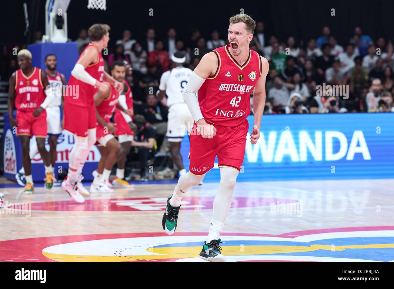 Manila, Philippines. 8th Sep, 2023. Andreas Obst of Germany celebrates ...