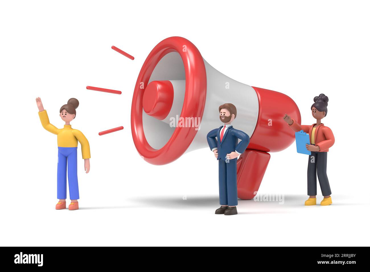 Audience public speaker cartoon hi-res stock photography and images - Alamy