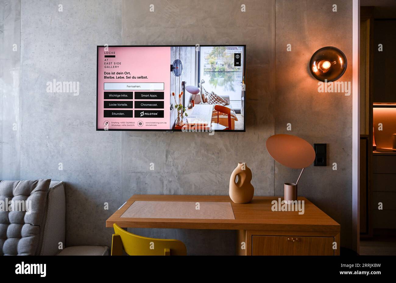 PRODUCTION - 06 September 2023, Berlin: The Aparthotel Eastside Locke ...