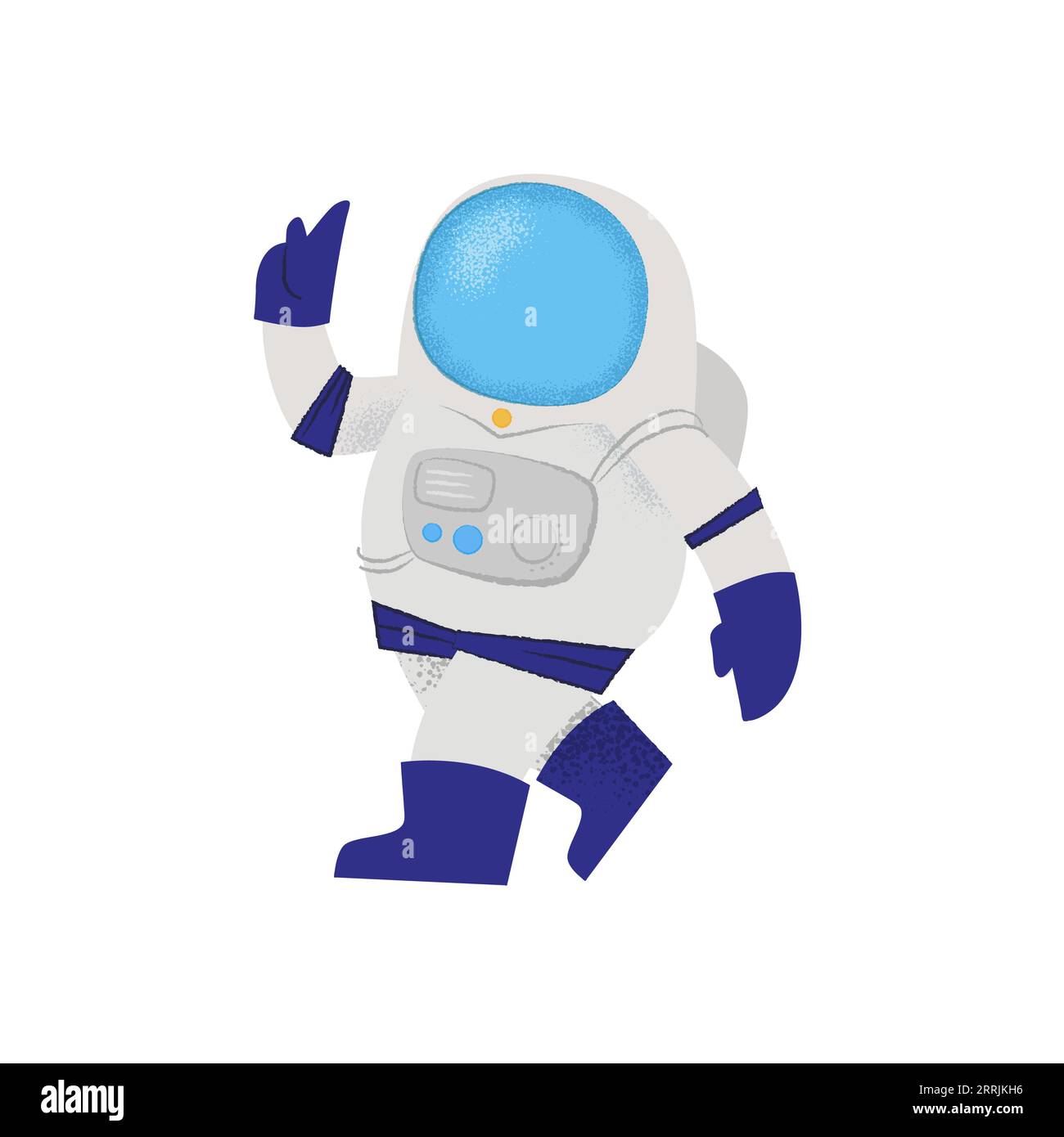Astronaut greeting Cut Out Stock Images & Pictures - Alamy